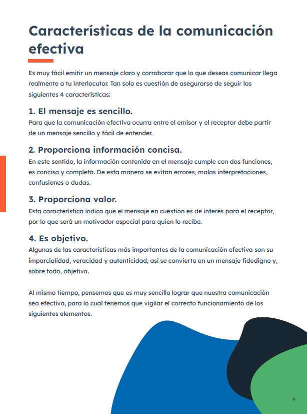 Guía para desarrollar una comunicación efectiva y no verbal